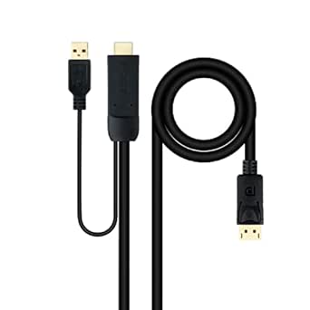 Amazon.com: HDMI to DisplayPort Converter Cable with Male Connectors on ...
