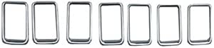 Amazon.com: FITRITE AUTO PARTS New Grille Trim Ring 7-Piece Set For ...