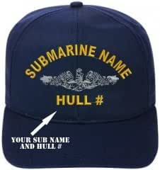 Amazon.com: USS BLENNY SS-324 DIRECT EMBROIDERED SUBMARINE CAP ...