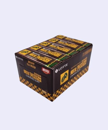 Amazon.com : Lotte Chewing Gum 15ea (1box) (ARABICA COFFEE) : Grocery & Gourmet Food