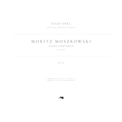 Piano Concerto in E Major, Op. 59 de Moritz Moszkowski, Nico Snel, Neal O'Doan & Seattle ...