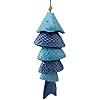 Amazon.com: Koncenttop Koi Fish Ceramic Wind Chimes for Outside, 12Inch ...