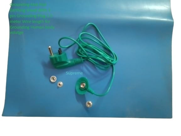 Buy Supreme Grounding Mat Pad Earthing Sheet With 3 pin Grounding Plug ...
