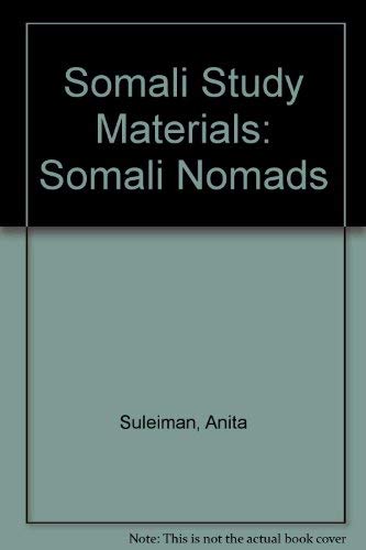 Buy Somali Nomads (Somali Study Materials) Book Online at Low Prices in ...
