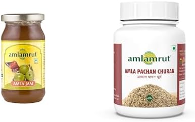 Amlamrut Amla Jam, Indian Gooseberry Fruit Spread, Rich in Vitamin C ...