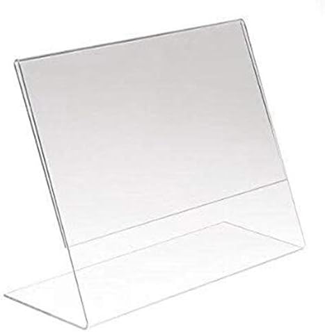 Amazon.com: HESIN 10 Pack L shape Acrylic Sign Holder 3.5x 5 portrait ...