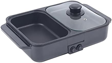 Amazon.com: Electric Hot Pot With Grill 2 in 1 Non-Stick Electric Pot ...