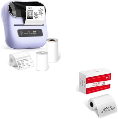 Amazon.com : Phomemo M220 Label Maker & 4 Roll Label, 3.14 Inch ...