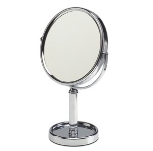 Amazon.com: Swissco Chrome Standing Mirror, 7 Inch, 7X, 2-Pound ...