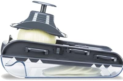 Starfrit 093087 4-Blades Easy Mandoline Slicer with Container : Amazon ...