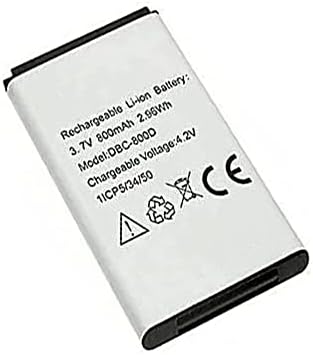 Replacement for Genuine Rechargeable Li-ion Battery 3.7V 800mAh 2.96Wh ...