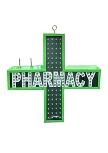 JAGANNATH ARTS LED Pharmacy/Medical Plus LED Sign Board(SIZE : 1.5FT X ...