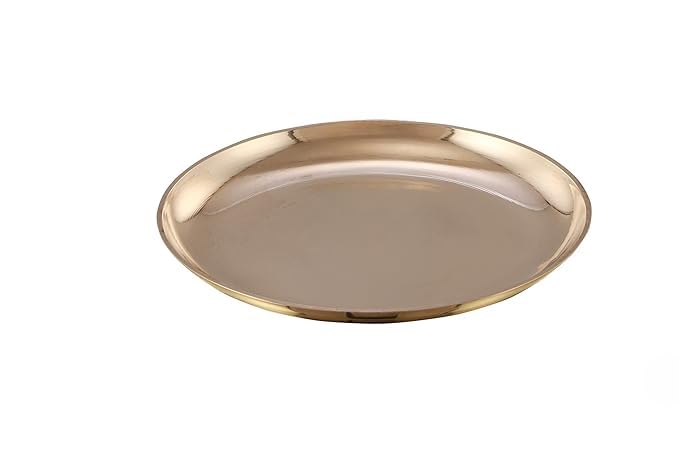 Buy ABB Store Kansa Plate Heavy Thick Full Plates with Perfect Finish ...