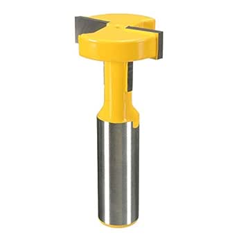 Yakamoz 1/2 Inch Shank T-Slot T-Track Slotting Router Bit Slatwall ...