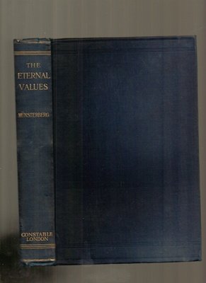Eternal Values.: Munsterberg, Hugo: Amazon.com: Books