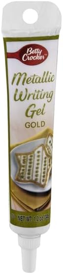 Amazon.com : Betty Crocker, Writing Gel Metallic Gold, 1.25 Ounce ...