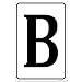 Amazon.com : Locmorly Aluminum Letter Sign B, Parking Spot Letter Signs ...