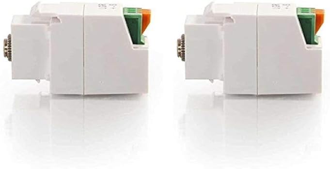 Amazon.com: Legrand - C2G 3.5MM Keystone Module, Stereo Keystone Jack ...