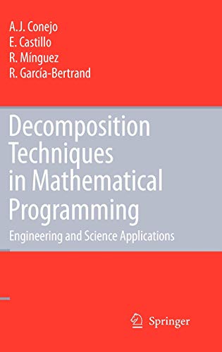 Ebook – Decomposition Techniques in Mathematical Programming: Engineering and Science ...