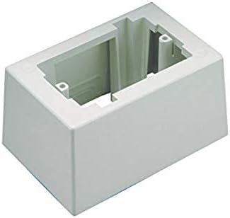 Amazon.com: Graybar Panduit JB1DWH-A 1-Gang Deep Outlet Box, White ...