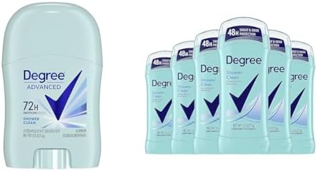 Amazon.com : Degree Advanced Antiperspirant Deodorant Shower Clean Pack ...