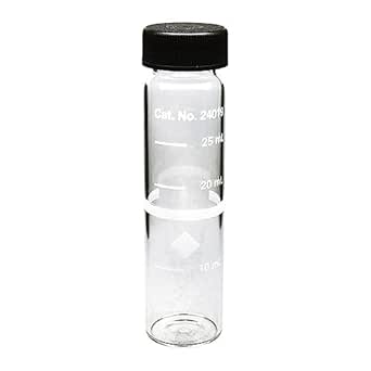 Hach 2401906 Glass sample cell, 25 mm round, 10-20-25 mL marks, (Pack ...