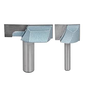uxcell 1" & 2" Diameter Bottom Cleaning Router Bit Set, 2 Flutes ...