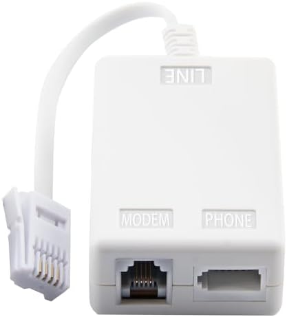 BT Telephone Splitters ADSL Filter with Cable and RJ11 Connection ...