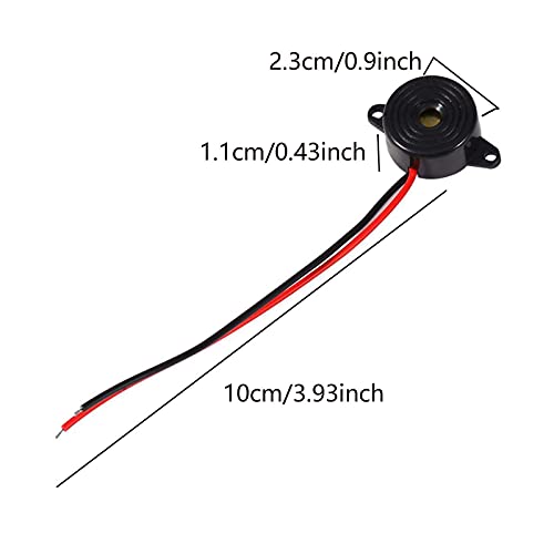 WTpin Pack of 6 Electronic Buzzer Alarm Buzzer Active Piezo Buzzer for ...