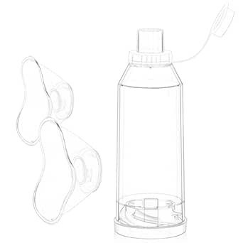 Amazon.com: Handheld Spacer for Inhaler, Aero Chamber with Mask for ...