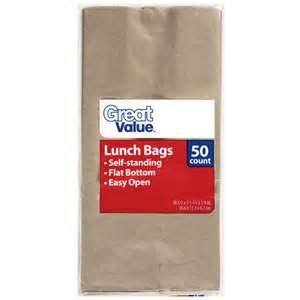Buy Great Value Lunch Bags 50 Ct Each~lot of 3 Online at Low Prices in ...
