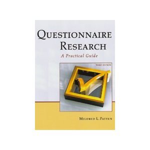 Questionnaire Research A Practical Guide 2011 3rd Edition by Mildred L ...