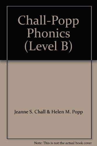 Chall-Popp Phonics (Level B): Jeanne S. Chall & Helen M. Popp ...