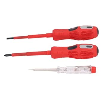 Electrical Current Test Pen, Insulated Handle Electrical Voltage Test ...