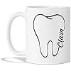 Amazon.com | Customized Dentist Ceramic Mug - New Dental Mug For Teeth ...