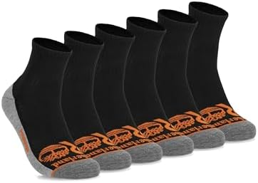Amazon.com: Timberland PRO Men's Sorbtek Moisture Control Quarter Socks ...