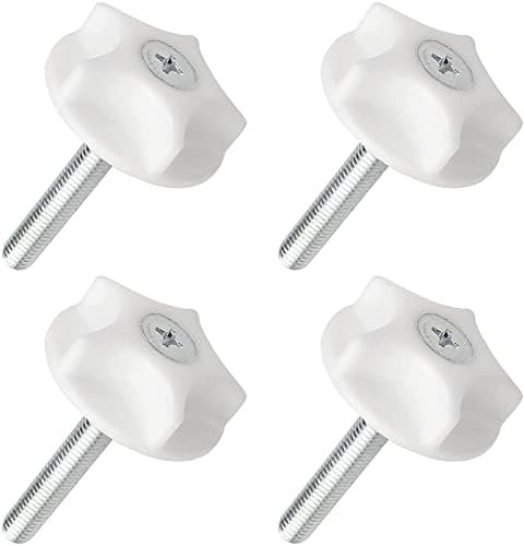 4 Pcs Headboard Fixings Bolts - M8 Heavy Headboard Screws and Washers ...