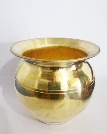 Buy Made in India Brass lota P. Ghat lota for All hindu's puja Online ...