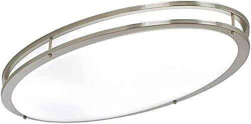 Diodesy 32 Inch Oval LED Ceiling Light, 35W, 3000LM, 3000K/4000K/5000K ...