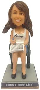 Amazon.com: Amy Williams Front Row Amy Milwaukee White Shirt Bobblehead ...