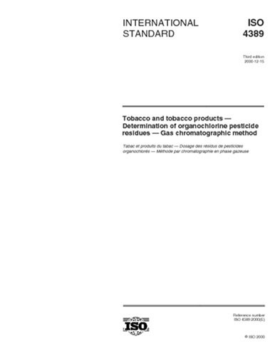 ISO 4389:2000, Tobacco and tobacco products - Determination of ...