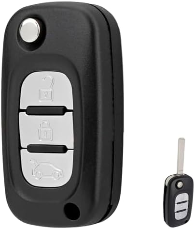 3 Buttons For Renault Clio Key Fob Case Cover Vauxhall Vivaro Key 3 ...