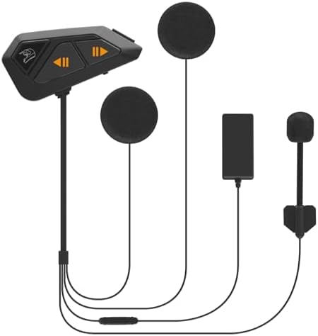 FreedConn FG Motorcycle Helmet Bluetooth Headset Intercom with Music ...