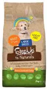 Step Up to Naturals Chicken with Turkey, Large Breed Wheat Free Adult ...