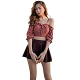 ・ブランド:SwimStar・製造元:SwimStar・モデル:SW22030201・セット内容・3点セット水着：レースアップ＋フレアスカート+ショートパンツ。色っぽさの中にフリル+ストラップで大人の甘さを漂わせる。（サイズガイド：いつもよ...