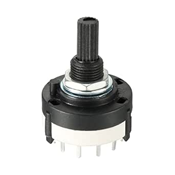 Amazon.com: Rebower Band Rotary Switch 2P6T 2 Pole 6 Position ...