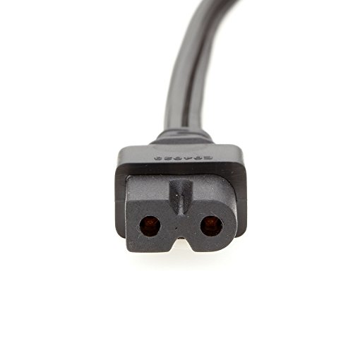 InstallerParts 6Ft 2 Prong Polarized Power Cord NIMA1-15 to C7 18 2 ...