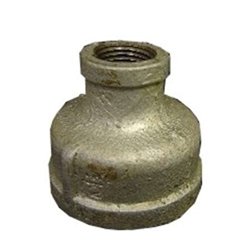 1 1/2" x 1/2" Galvanized Bell Reducer Female x Female: Pipe Fittings ...