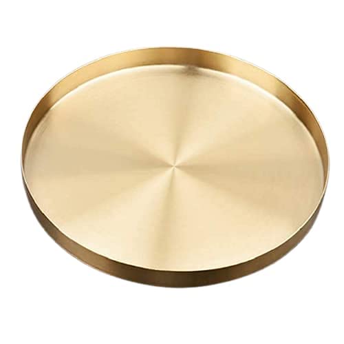 Buy PALVIT Dinner Set thali Bronze Plates Handmade Approx 990 Gm Single ...