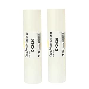 DEIKI DX 2430 B4 Master Roll for RICOH Copy Printer. 2 Rolls per Box ...